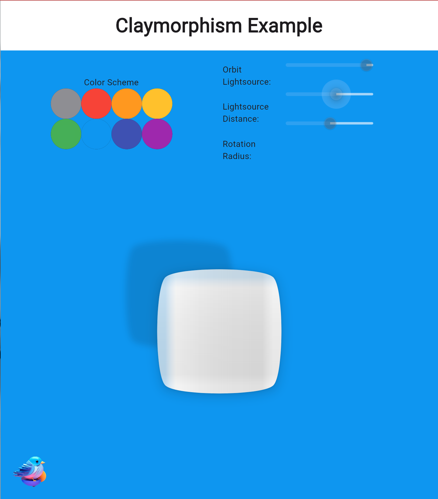 Flutter Claymorphism风格UI插件claymorphism的使用